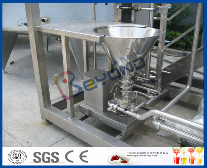 Skid Mounted 1000L / H Dairy Products Machinery , Milk Processing Plant ...