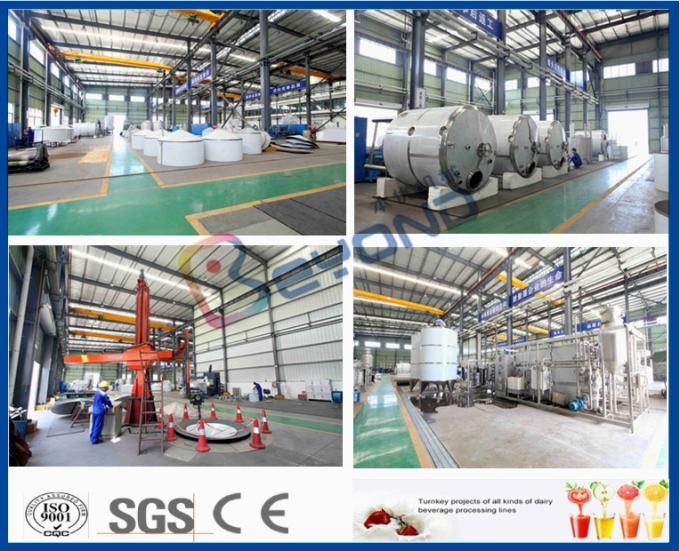 Food Grede CIP Cleaning System For Cip Process In Dairy Plant 1000L ...