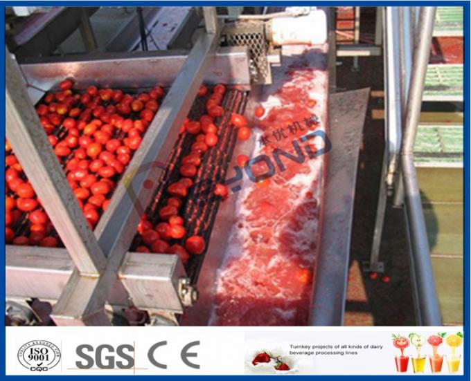 Tomato Sauce Making Machine Tomato Paste Production Line With Hot ...