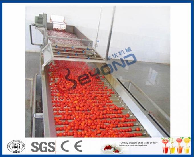 Tomato Sauce Making Machine Tomato Paste Production Line With Hot ...