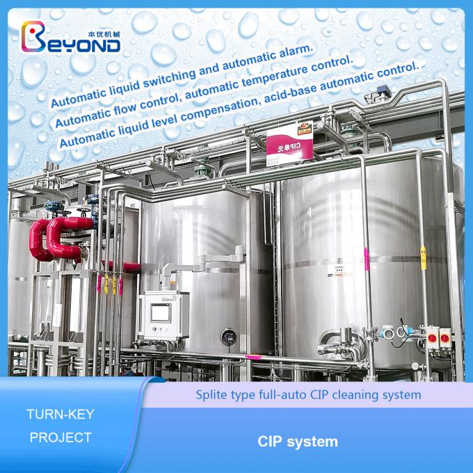 Cleaning Liquids Transfer Milk Tanker RO CIP Cleaning System