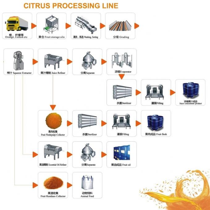 Orange Juice Manufacturing Process Orange Processing Plant , Orange ...