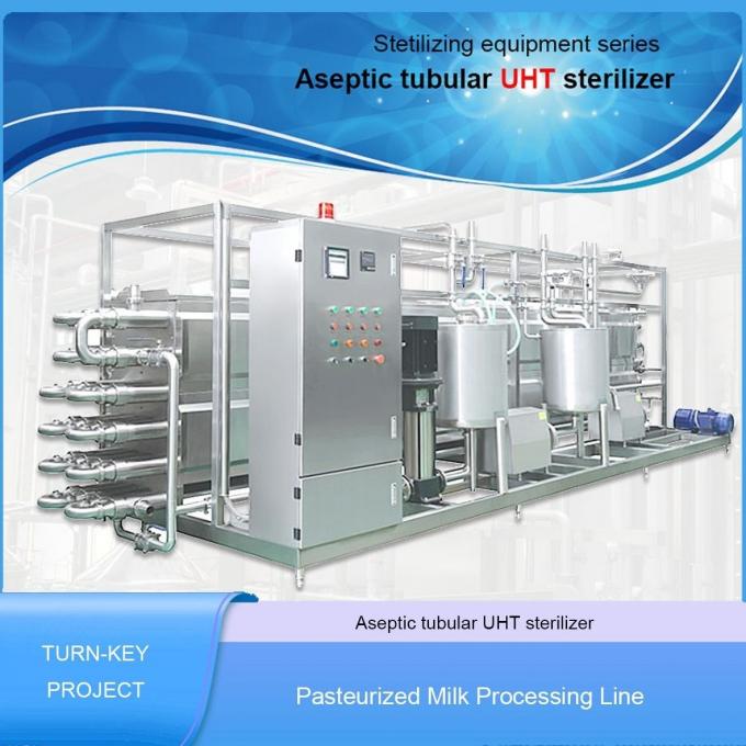 Semi Auto Complete Milk Pasteurization Machine