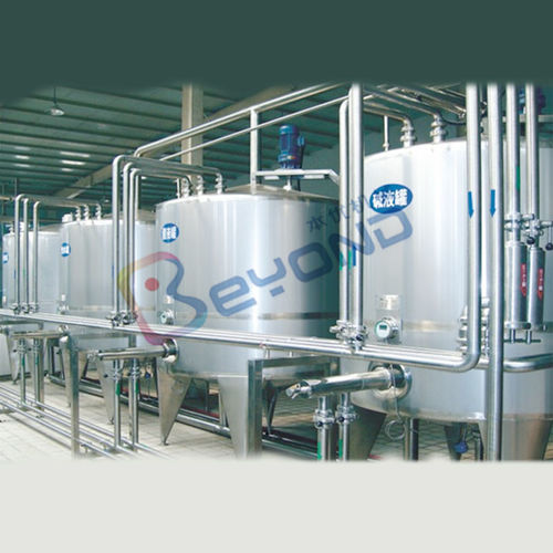 Dairy machine semi-automatic CIP system