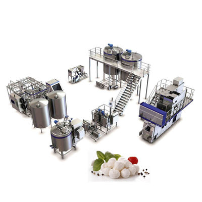 PLC control Commercial Cheese Making Equipment , 1000Liters soft white ...