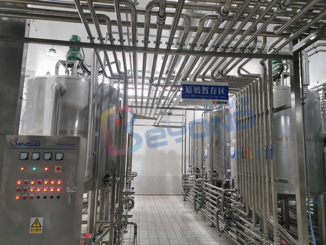 UHT Milk Pasteurization 500LPH Dairy Processing Plant
