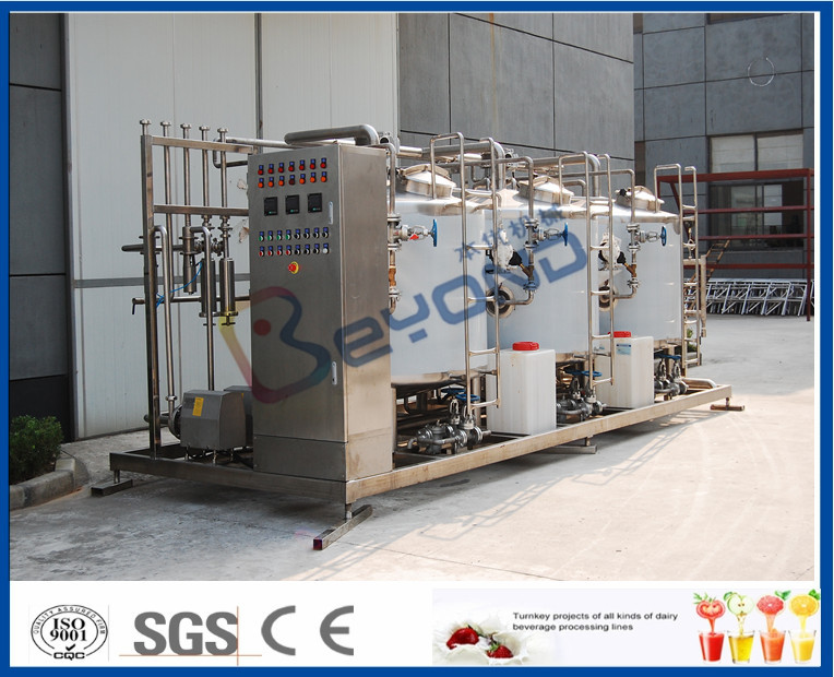 SUS304 SUS316 Split Type Cip Cleaning System Food Processing With Flow ...