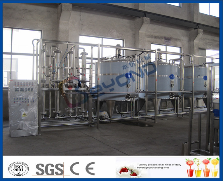 SUS304 SUS316 Split Type Cip Cleaning System Food Processing With Flow ...