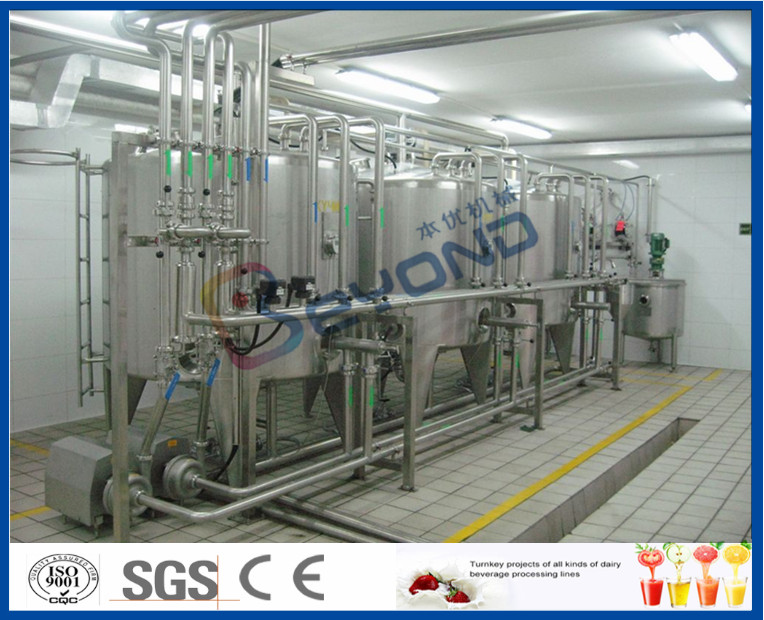 Full Auto UHT Milk Processing Line , Dairy Milk Processing Plant Milk ...