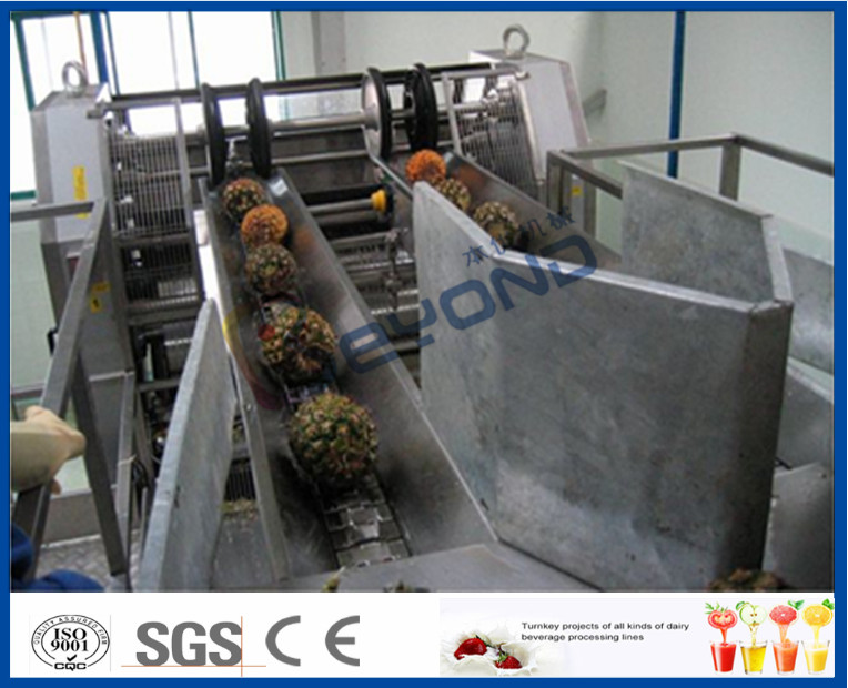 60-1500T/D Fresh Pineapple Processing Line With Aseptic Bag / PET ...