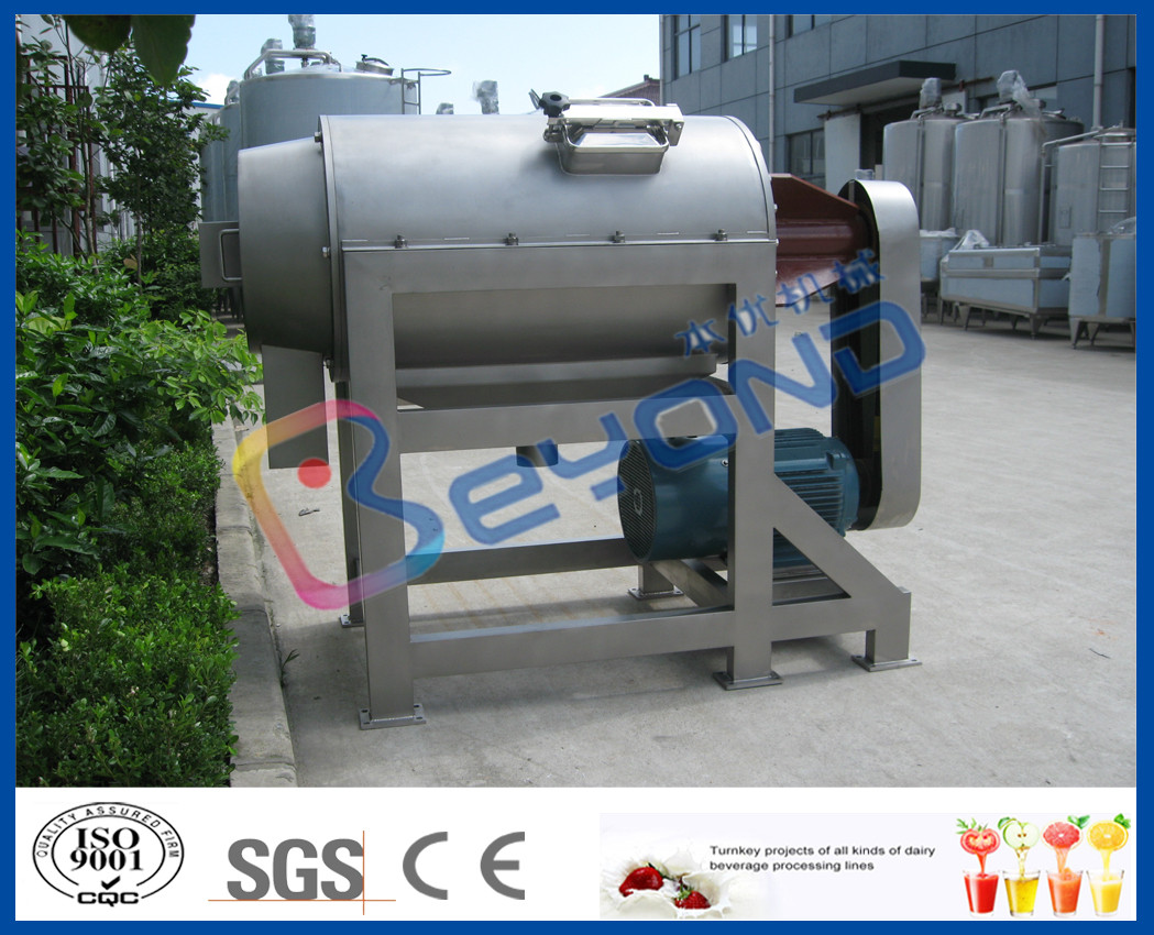 Single Stage Fruit Pulping Machine Fruit Processing Equipment 2TPH ...