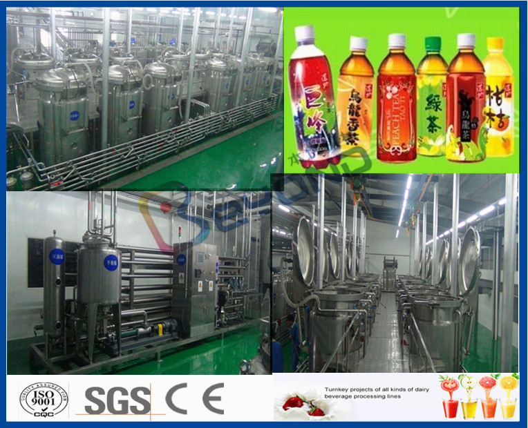 3000 - 20000LPH Full Automatic Beverage Production Line With CIP System ...