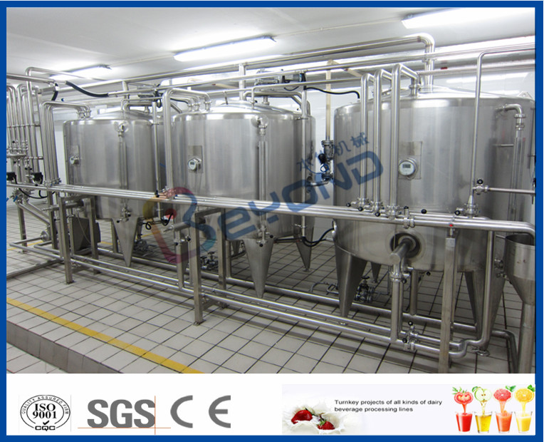Full Auto UHT Milk Processing Line , Dairy Milk Processing Plant Milk ...