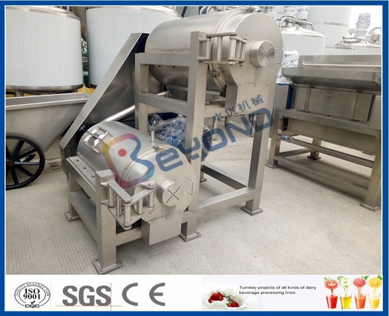 Double Stage Fruit Pulper Machine , Mango Pulping Industrial Juice ...