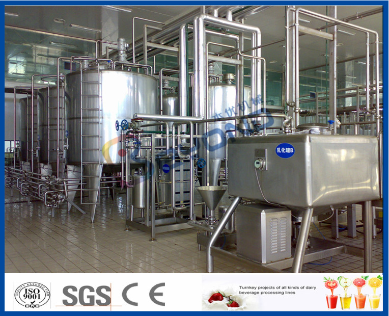 Milk And Milk Products Processing Dairy Plant Machinery , Milk Dairy ...