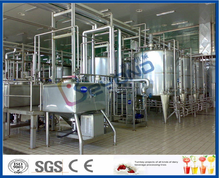 Milk And Milk Products Processing Dairy Plant Machinery , Milk Dairy ...