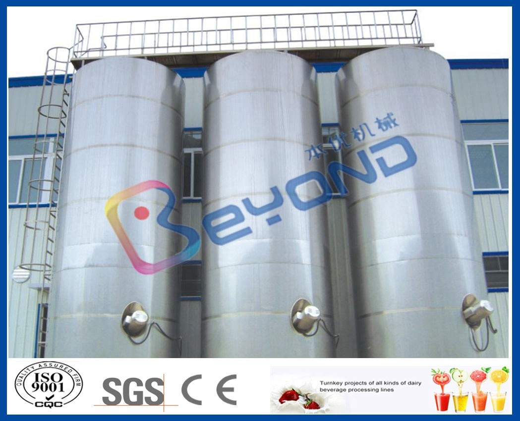 Large Outdoor Stainless Steel Storage Tanks / SUS304 SUS316 Stainless ...
