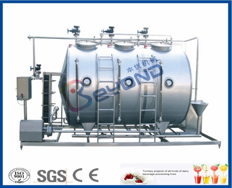 10tph Split Type Semi Auto CIP Cleaning System With SUS304 SS316 Material