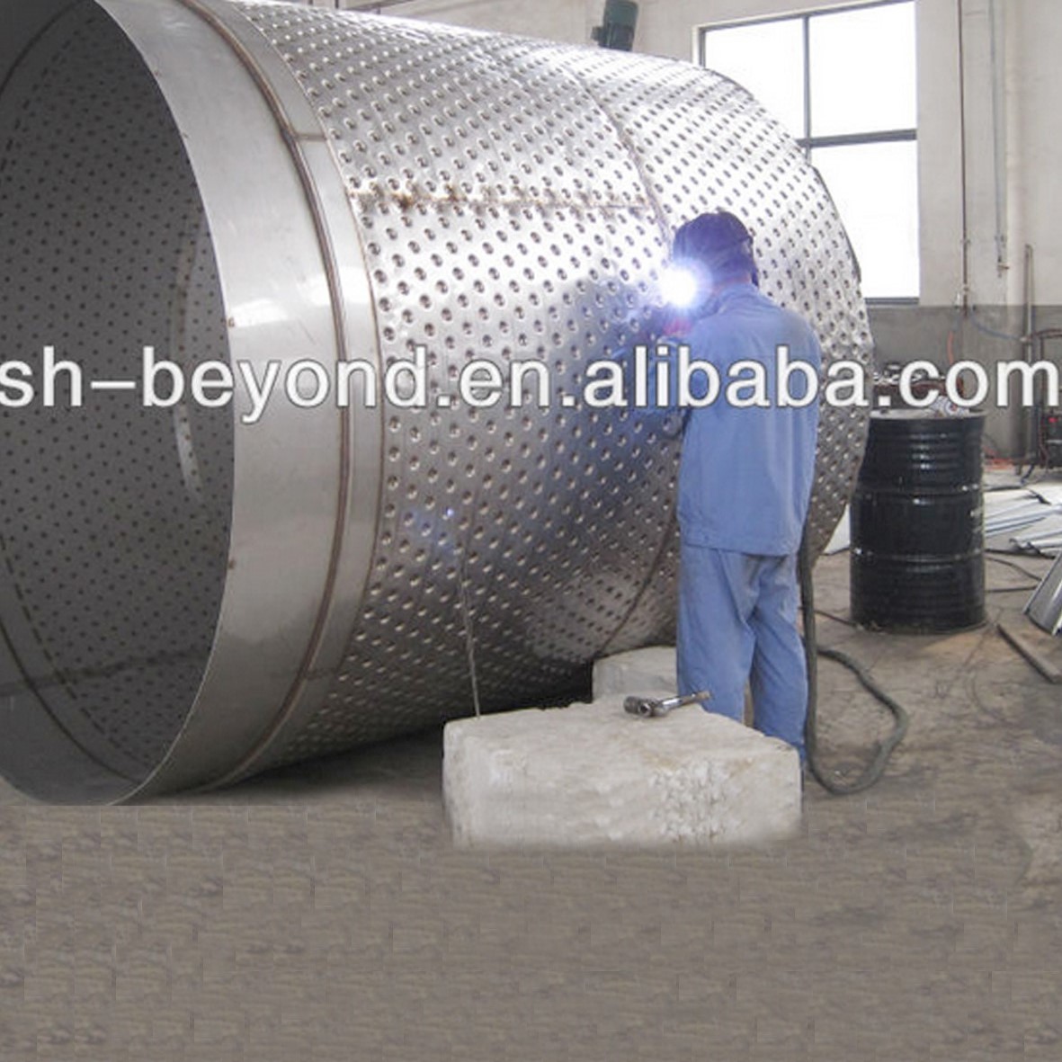 Customized Drum Jacketed Insulated Stainless Steel Storage Tank Liquid ...