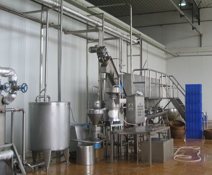 SUS304 Auto Drink Making Machine / Soya Milk Plant With 6-9 Months ...