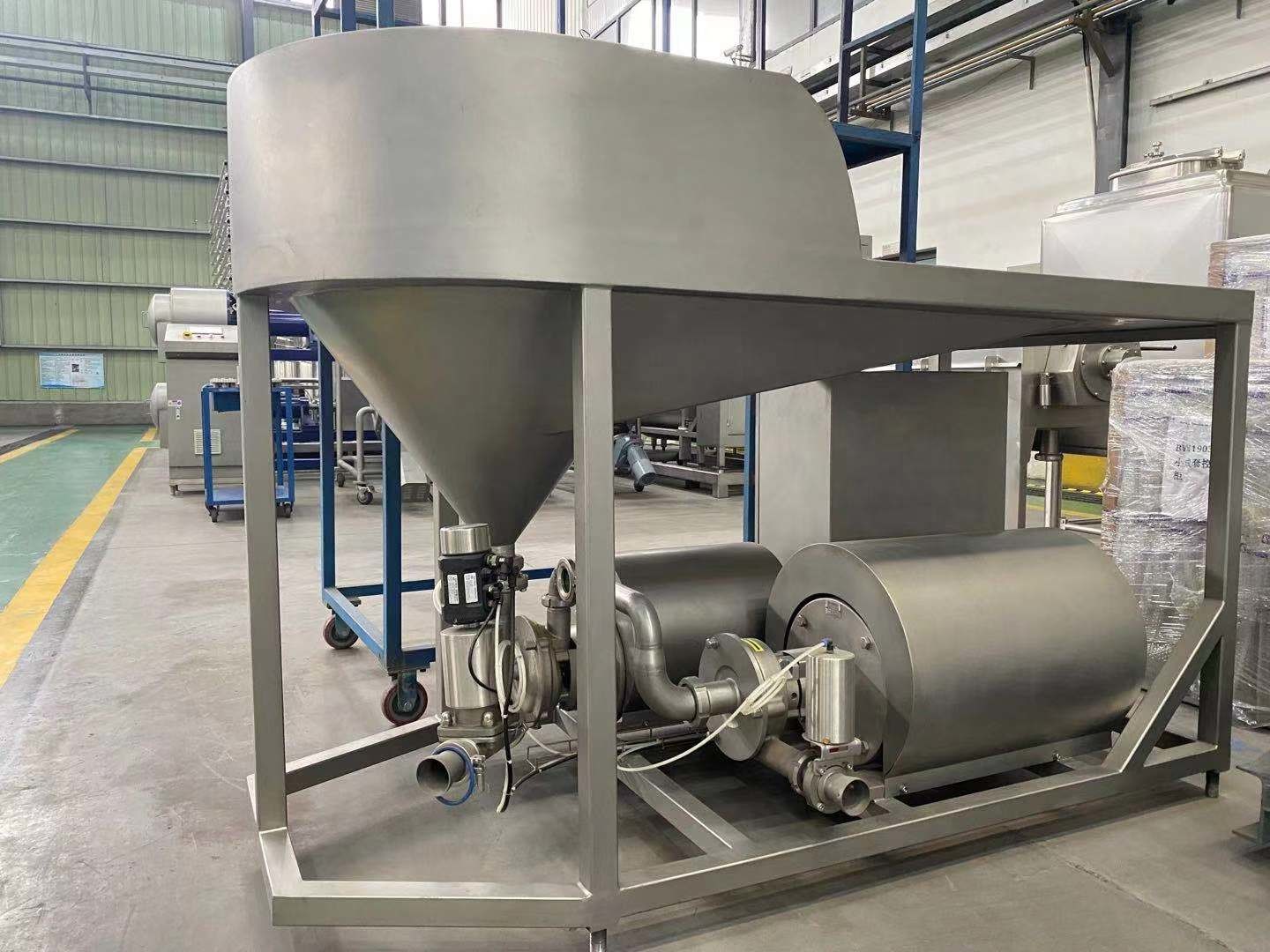 1440rpm Powder Bottom 3000L Sugar Emulsifier Milk