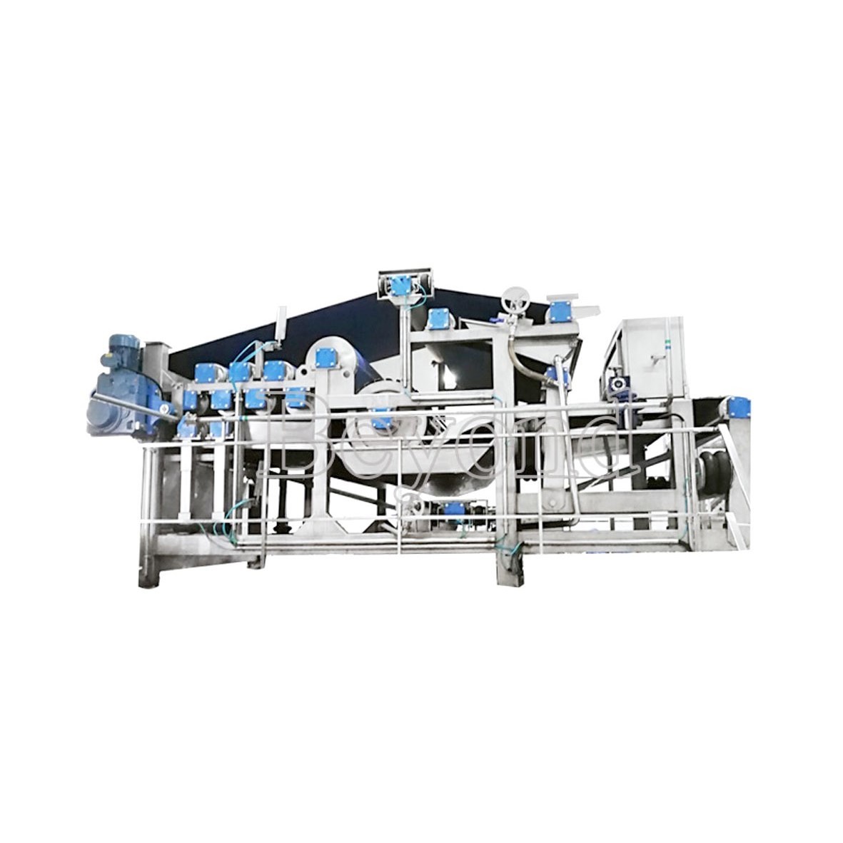 Belt Type Fruit Squeezing Machine Pineapple / Apple / Orange Juice Squeezer