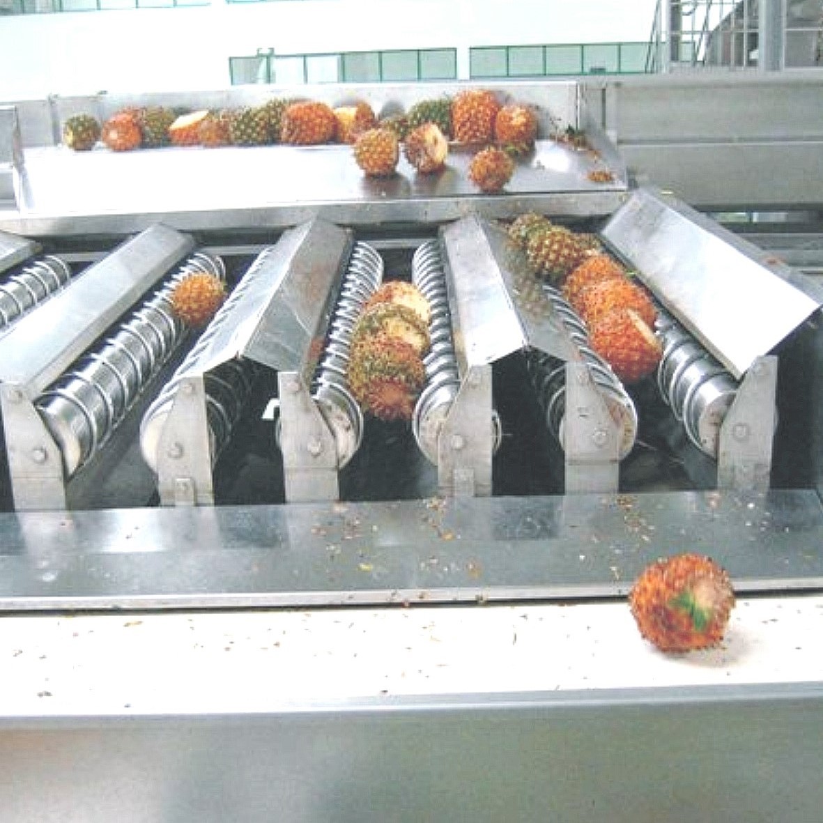 CE Pineapple Juice Extractor / Pineapple Processing Plant For NFC ...