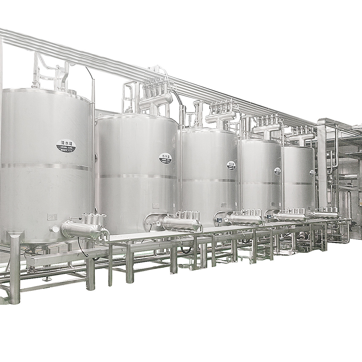 Food Grede CIP Cleaning System For Cip Process In Dairy Plant 1000L ...