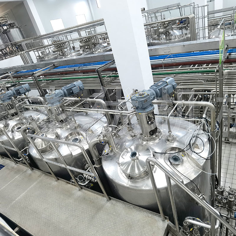 Milk Pasteurization UHT Milk Processing Line For Uht Milk Production ...