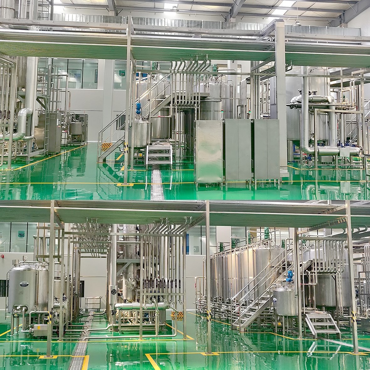 2000LPH PLC Control UHT Milk Production Line With Butter / Cheese ...