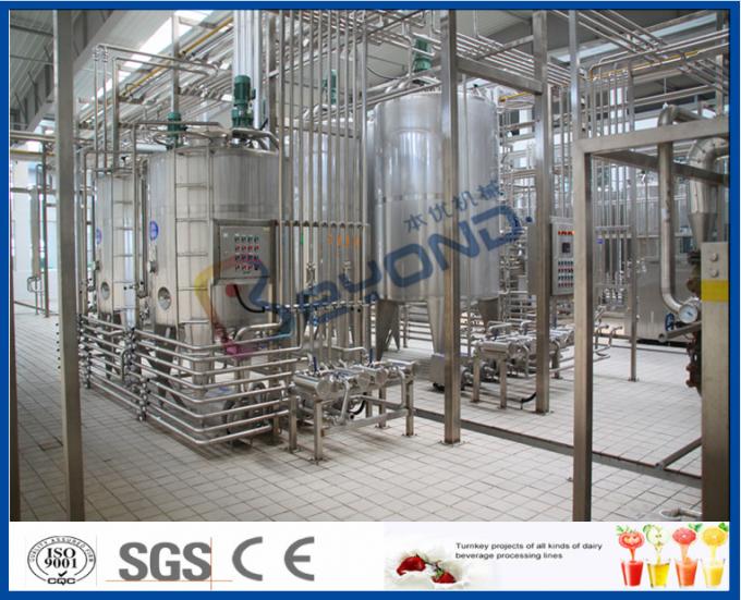 1000 - 100000LPH Ultra High Temperature UHT Milk Processing Line With ...