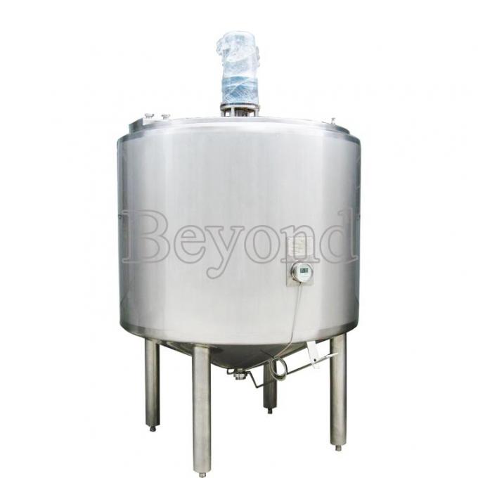 SS 50mm Insulation 3000L Yogurt Fermentation Tank for dairy products ...